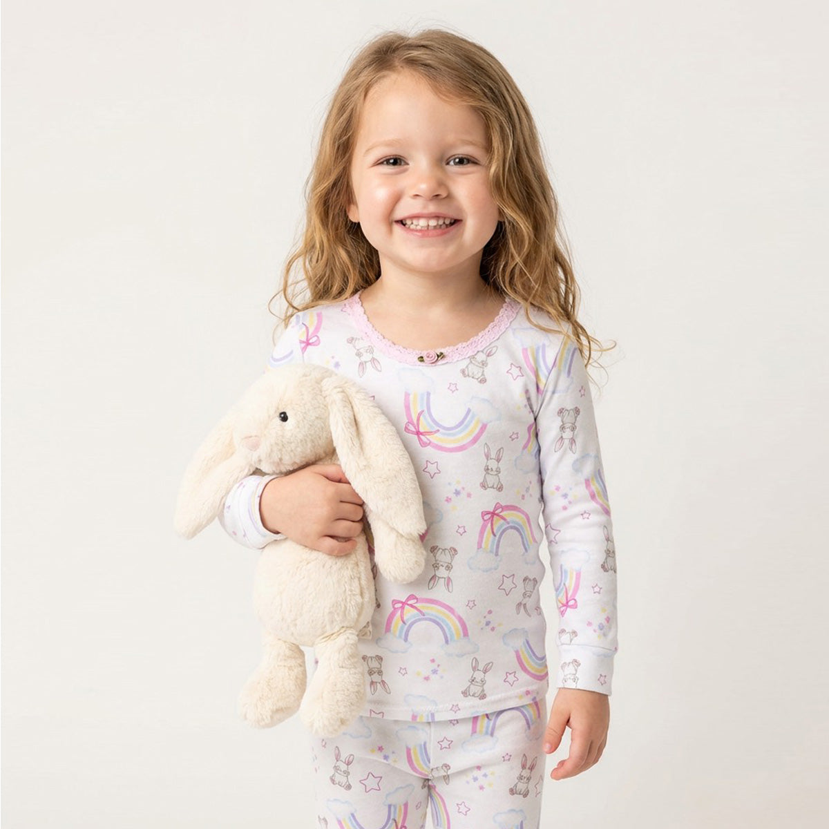 SF977 Esme Girl's Full Length Set Bunny, Pearly Hearts, Unicorn Sky, S ...
